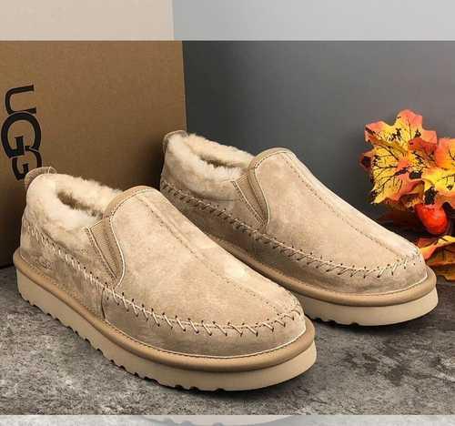 Слипоны женские зимние Ugg Stitch Slip On Sand