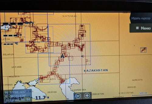 Карта глубин Navionics+ 52XG Европ.часть России