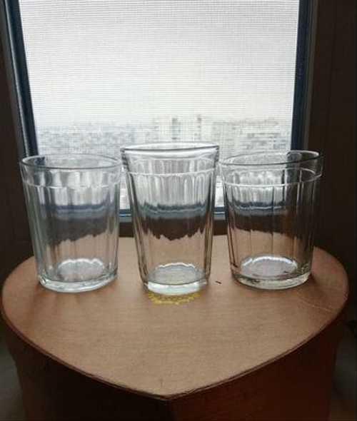 Граненые стаканы СССР стопки старинное стекло