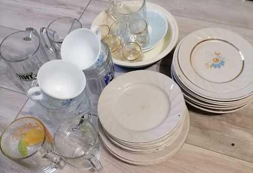 Набор столовой посуды посуда разная