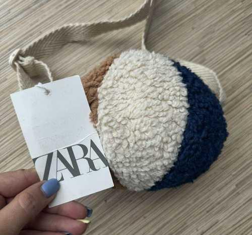 Плюшевая сумка zara детская