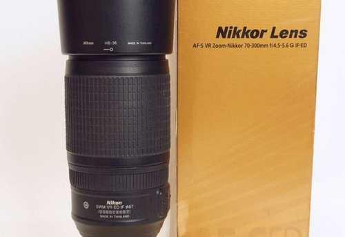 Nikon AF-S 70-300mm/4,5-5,6G ED-IF VR (и аренда)