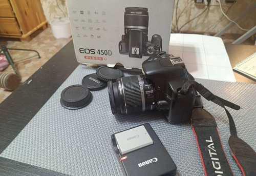Зеркальный цифровой фотоаппарат Canon EOS 450D