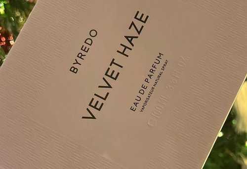 Byredo velvet haze оригинал 100 мл