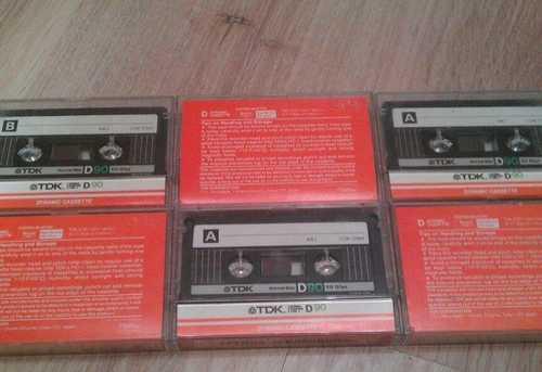 Аудио кассеты TDK винтажные 1985г