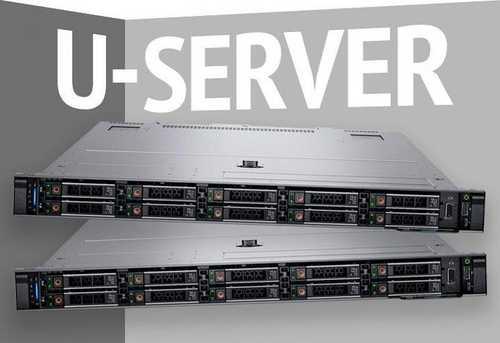 Сервер Dell R640 8SFF H330 2X750W, платформа серве