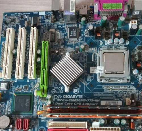 Материнская плата gigabyte ga-8i865gme-775-rh