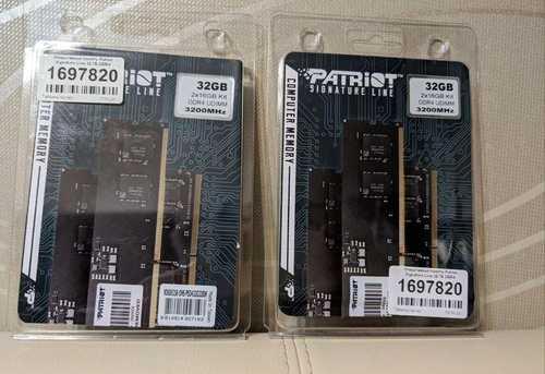 Оперативная память DDR4 3200 64Гб Patriot