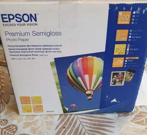 Фотобумага epson premium semigloss 1015