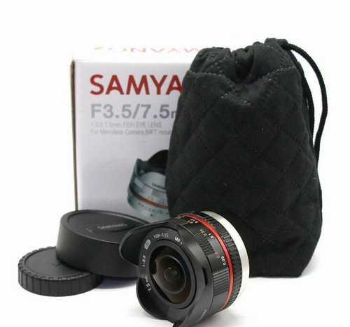 Объектив Samyang 7.5mm f/3.5 UMC Fish-Eye