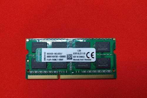 077282 Модуль памяти Kingston sodimm ddr3l 8Gb 160