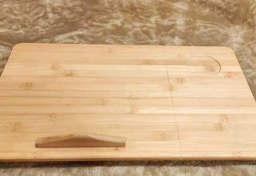 Деревянная подставка / столик для ноутбука