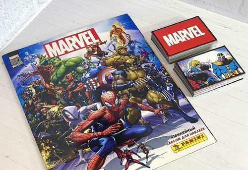 Альбом и полная коллекция panini Marvel 80 лет