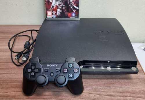 Sony PS3 Slim 250gb+1 Геймпад +16Игр