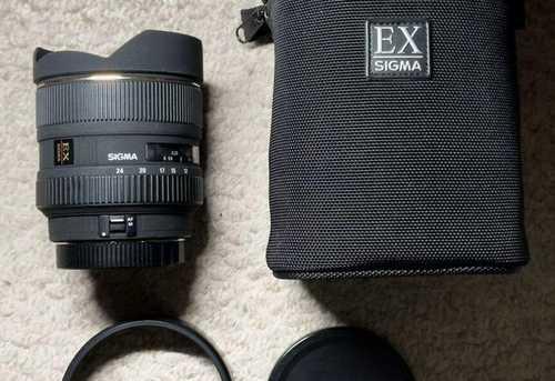 Объектив Sigma12-24mm 4.5-5.6,Full Frame для Canon