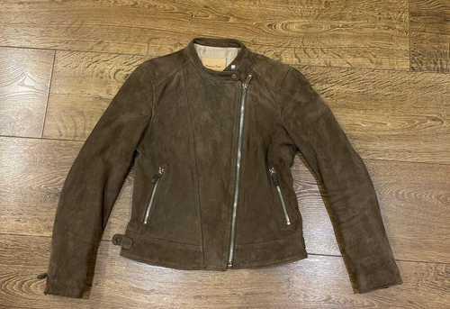 Куртка косуха замшевая Massimo Dutti p. S