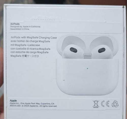 Беспроводные наушники apple airpods 3