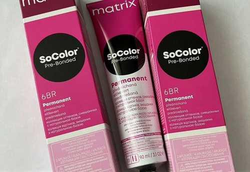 Краска для волос Matrix Socolor Pre-Bonded 6BR