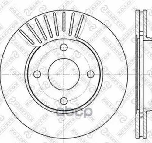 Диск тормозной 60202549VSX 60202549VSX Stellox