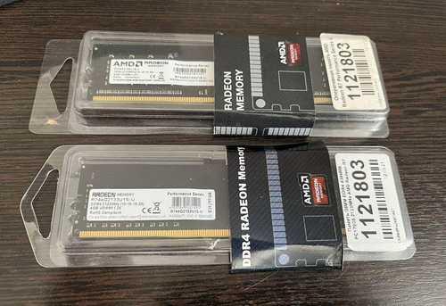 Оперативная память ddr4 16gb 4х4, 8gb 4x2