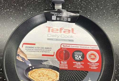 Сковорода блинная tefal 25 см новая