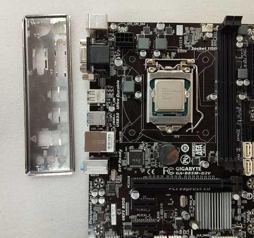 Материнская плата, процессор G3240, LGA 1150