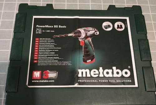 Аккумуляторный винтоверт Metabo PowerMaxx BS 10.8В