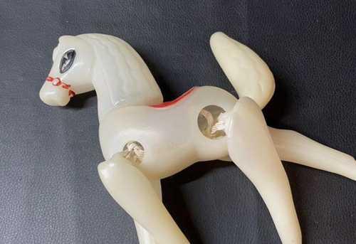 Лошадка СССР детская игрушка пластмасса
