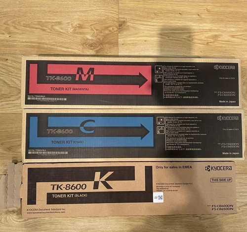Картриджи TK 8600 (black, magenta, cyan)