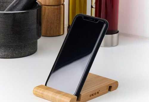 Икеа, подставка для смартфона-планшета из бамбука