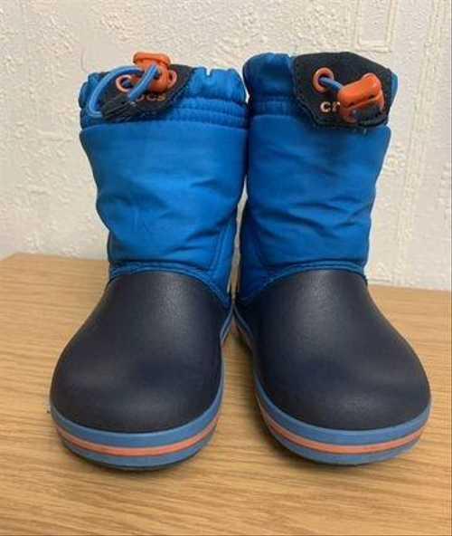 Сапоги резиновые дутики осень весна crocs