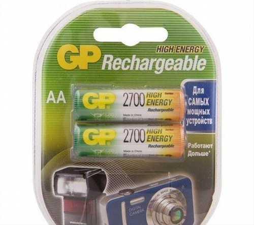 Аккумуляторы GP 270aahc-2CR2 2700mAh AA #81518