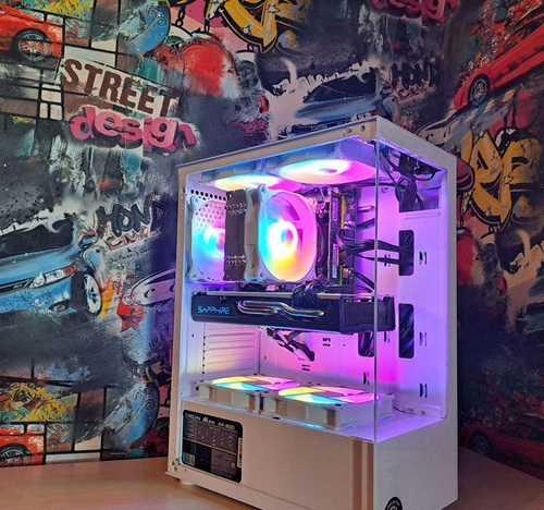 White gaming PC