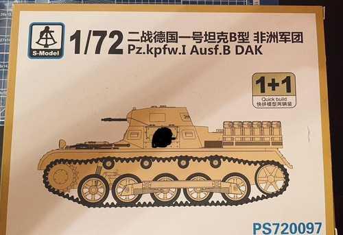 Модель танка PZ I Ausf b в масштабе 1/72