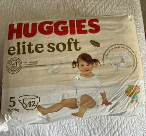 Подгузники Huggies Elite Soft 5 12-22кг