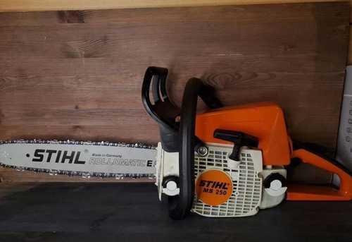 Бензопила stihl MS 250 + Канистра в подарок Бензоп