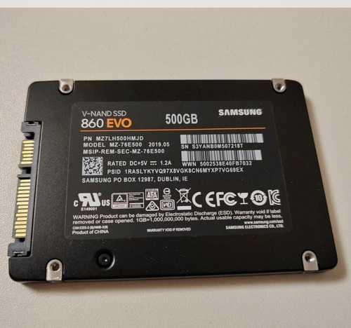 SSD Samsung EV0 860 оригинал