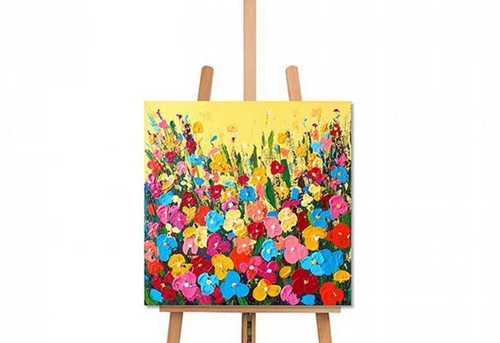 Картина с цветами Интерьерная картина цветы 30х30