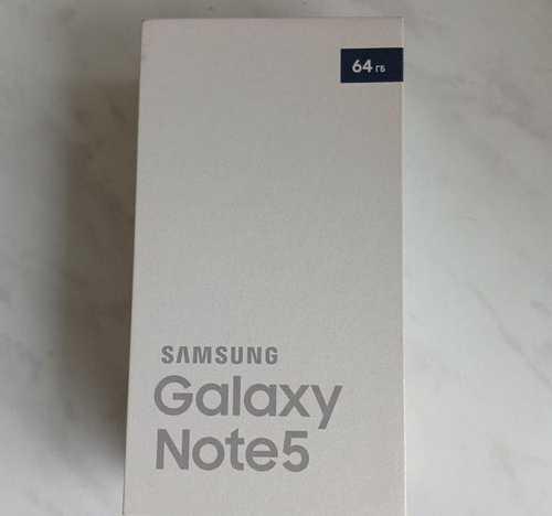 Коробка от Samsung galaxy Note 5
