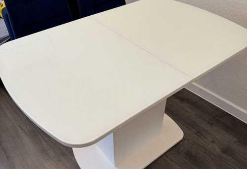 Стол обеденный раздвижной Соренто-2, Белый глянец