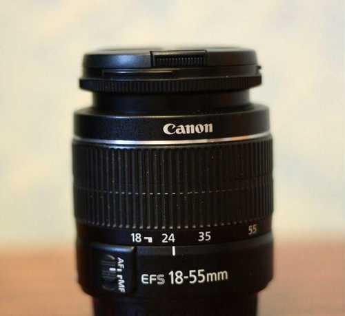 Объектив Canon EFS 18-55 3.5-5.6 III на запчасти