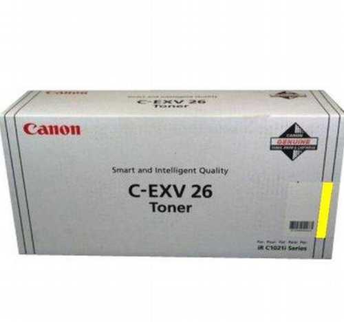 Тонер Canon C-EXV26 Yellow оригинал (пу)