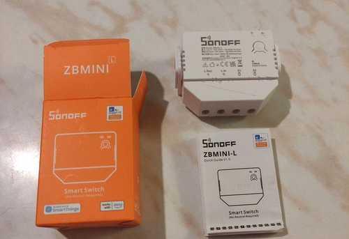 Умное Zigbee реле Sonoff без нулевого провода