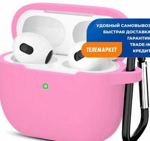 Силиконовый чехол для Apple AirPods 4 Pink