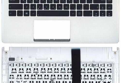 Клавиатура для ноутбука Asus X401U белая топ-панел