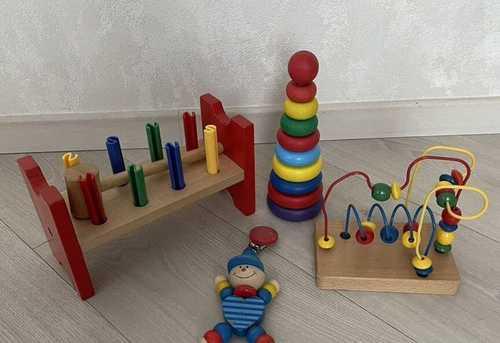 Развивающие деревянные игрушки IKEA и не только