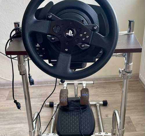 Руль thrustmaster t300rs gt edition со стойкой