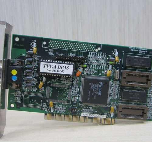 Ретро Видеокарта Optima PCI 1MB Trident tgui9440