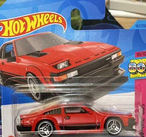 Hot wheels toyota supra 82 модель машинка