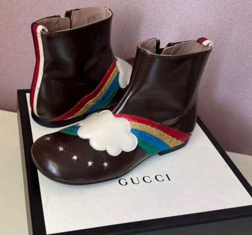 Gucci полусапожки детские 31 размер оригинал